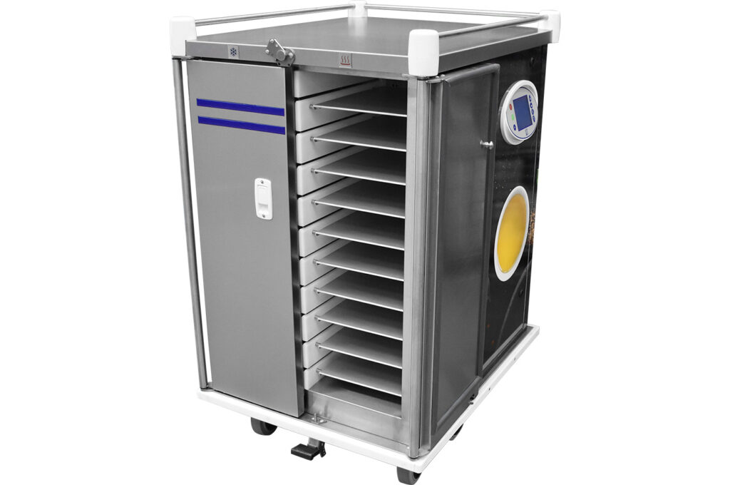 Distribution on compact trays