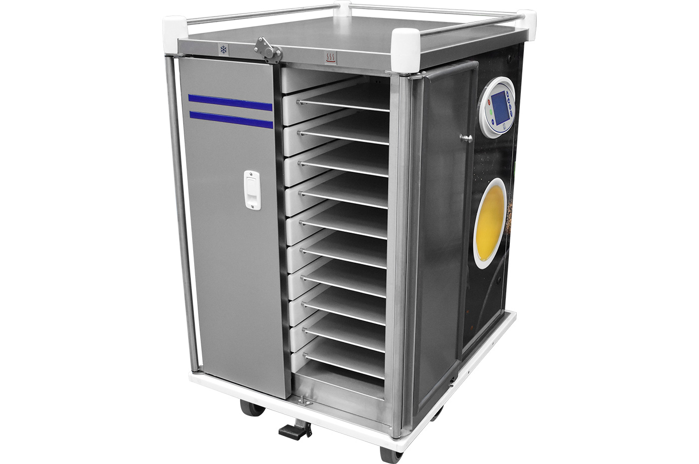 Distribution on compact trays