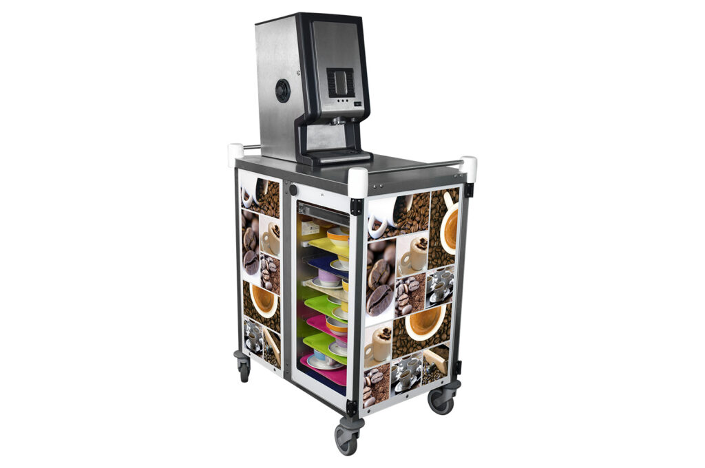 Breakfast and snack trolley